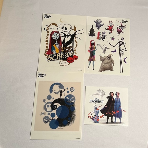 Disney | Wall Decor | Disney Nightmare Before Christmas Window Decals ...